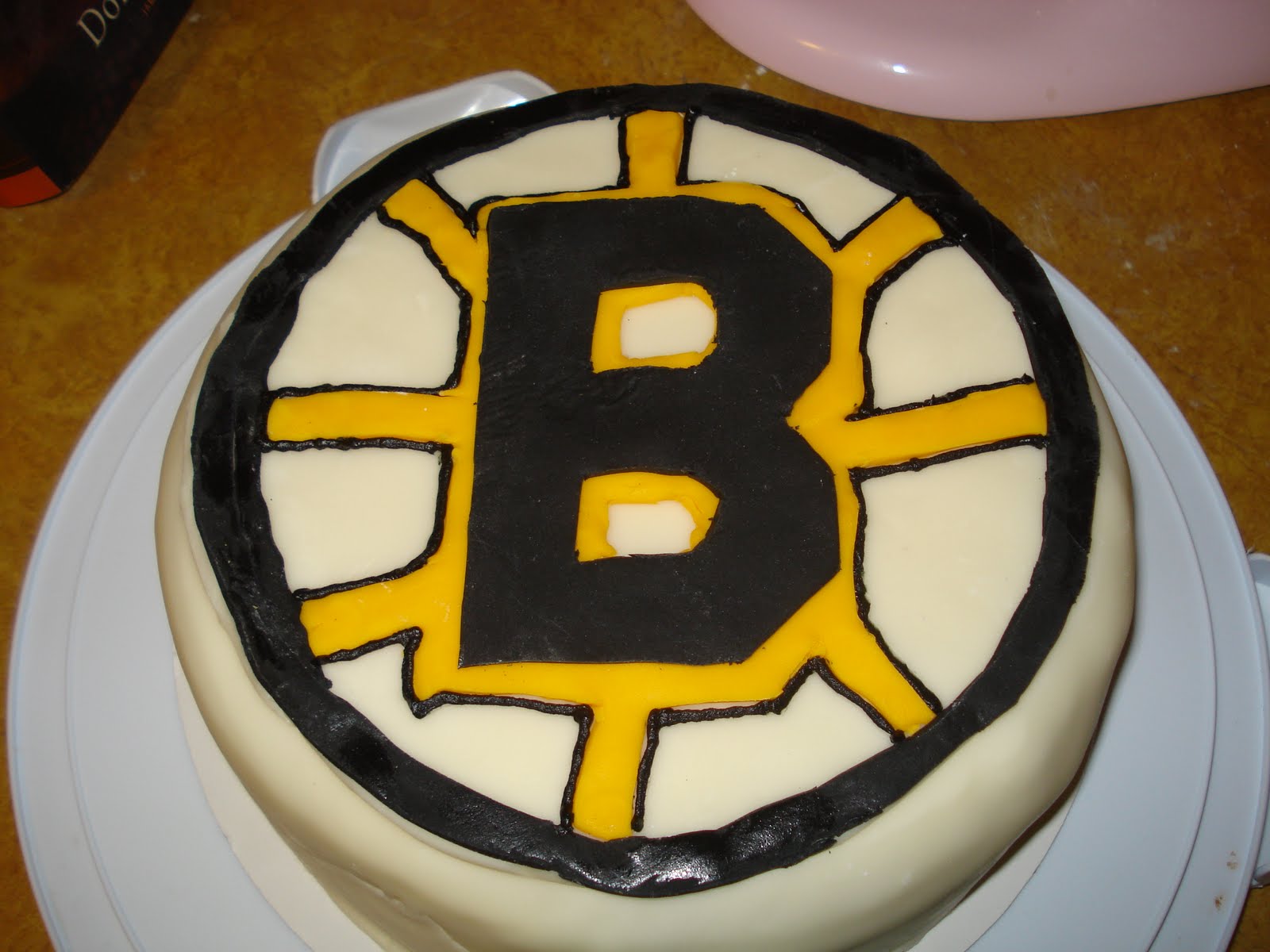 C & B Creations: Boston Bruins Cake