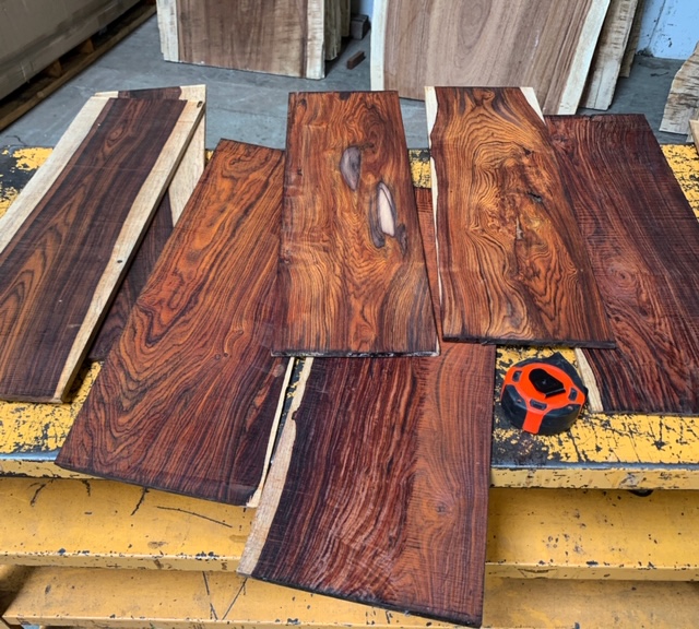 Tropical Exotic Hardwoods: Cocobolo thin stock! All approx 1/4” and ...
