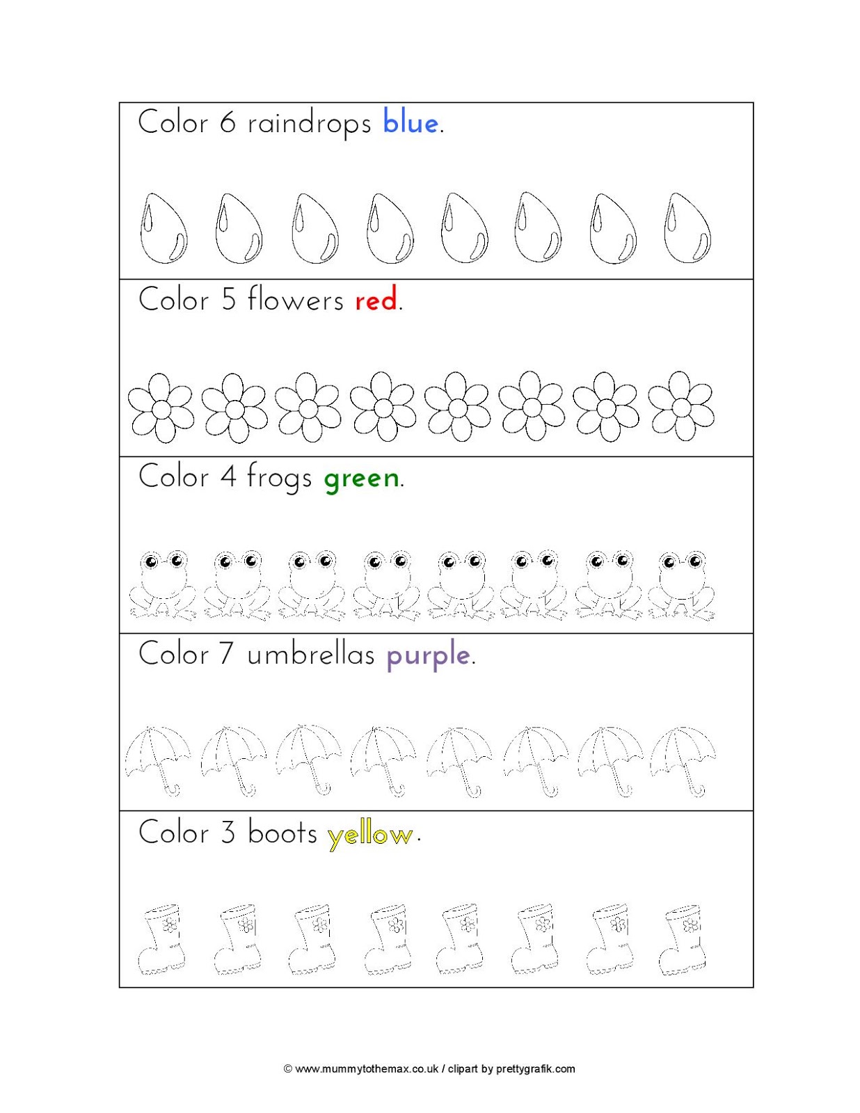 Count & Colour Plus Free Printable - MUMMY TO THE MAX