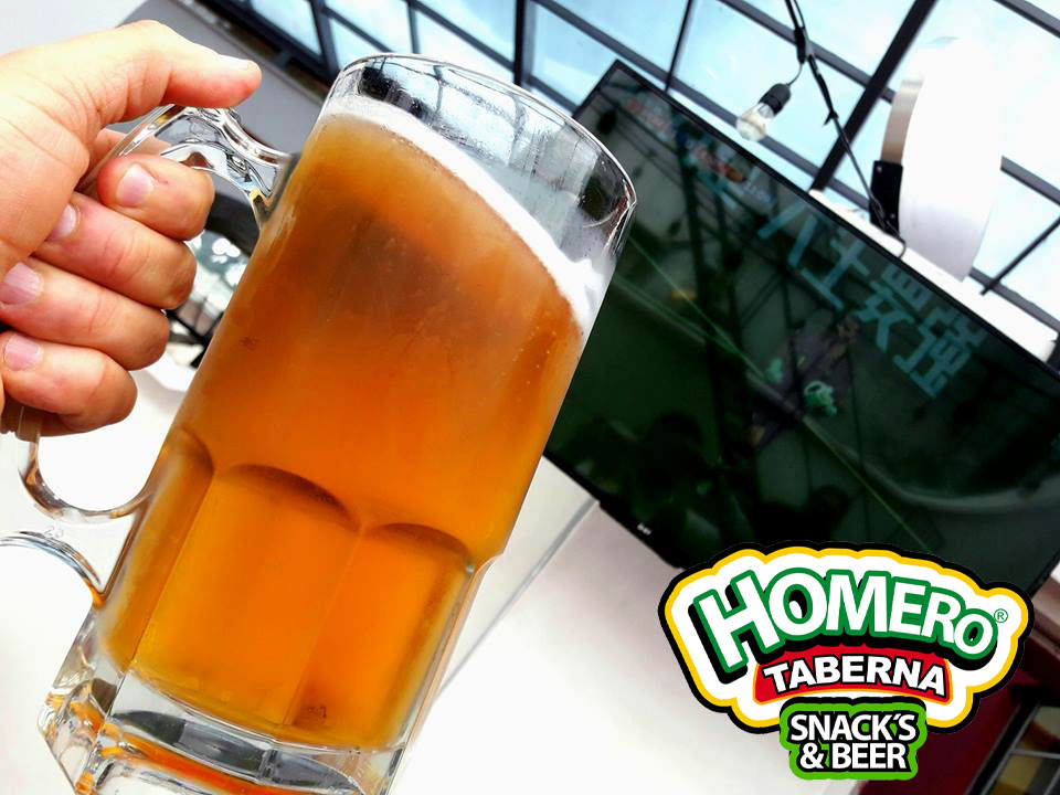 Homero Taberna Franquicia: Tarros de cerveza con Homero