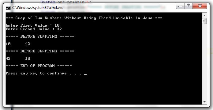 Free Programming Source Codes and Computer Programming Tutorials: Swap ...