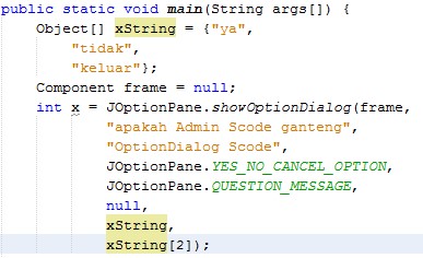 Belajar Java : Membuat Dialog pada Java Khusus Pemula - HTML
