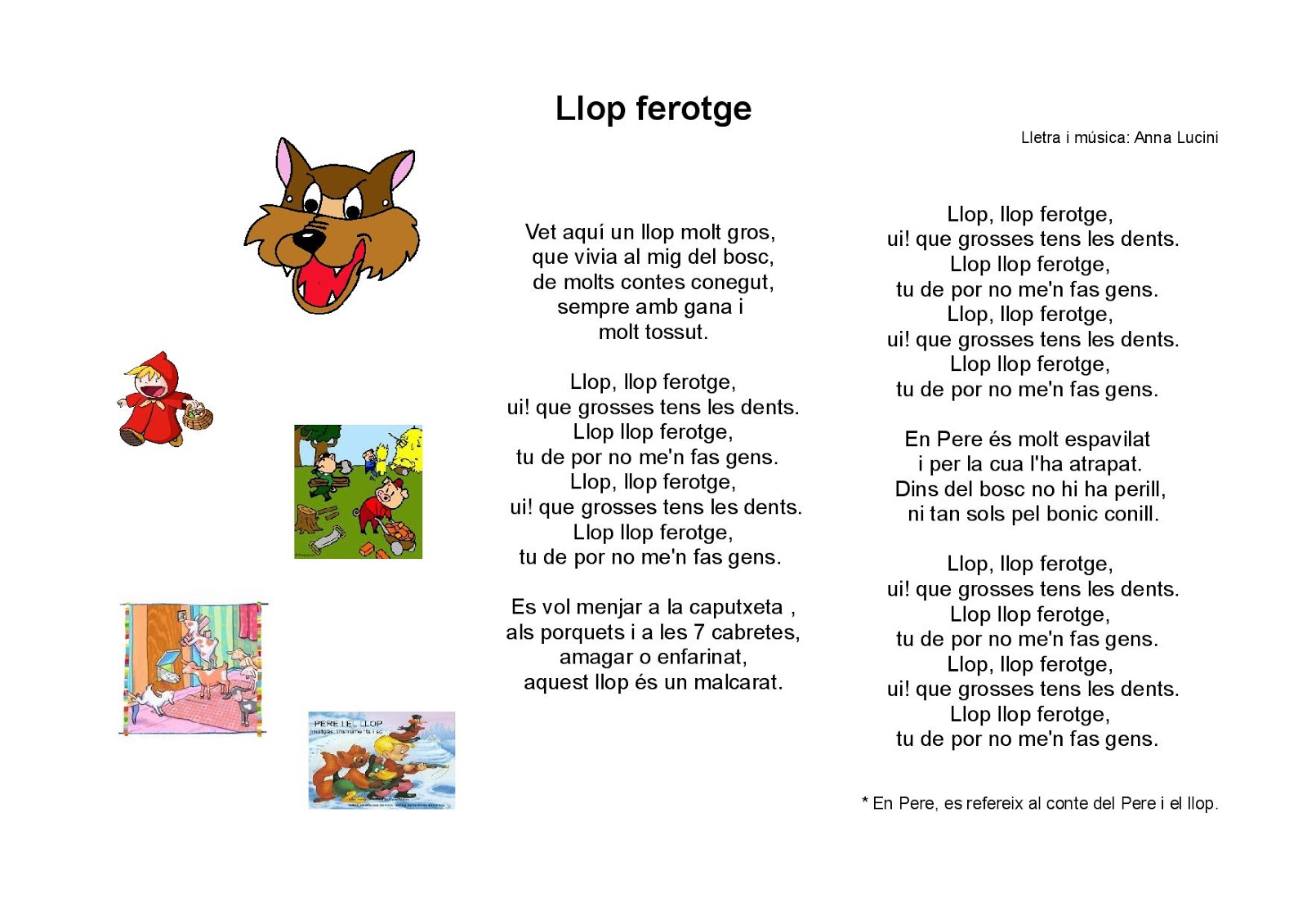 Cantant amb l'Anna: El llop