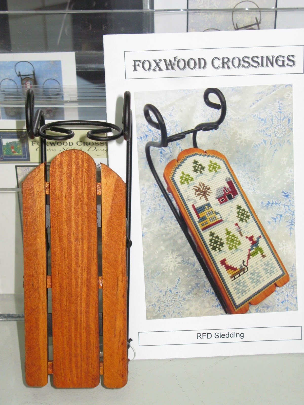 Craft Center of Fine Stitchery: Wooden sleds and patterns...