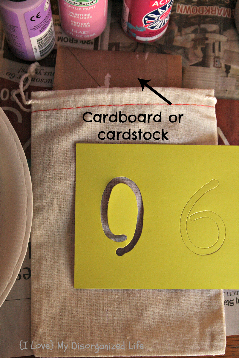 Numbered Gift Bags - {i love} my disorganized life