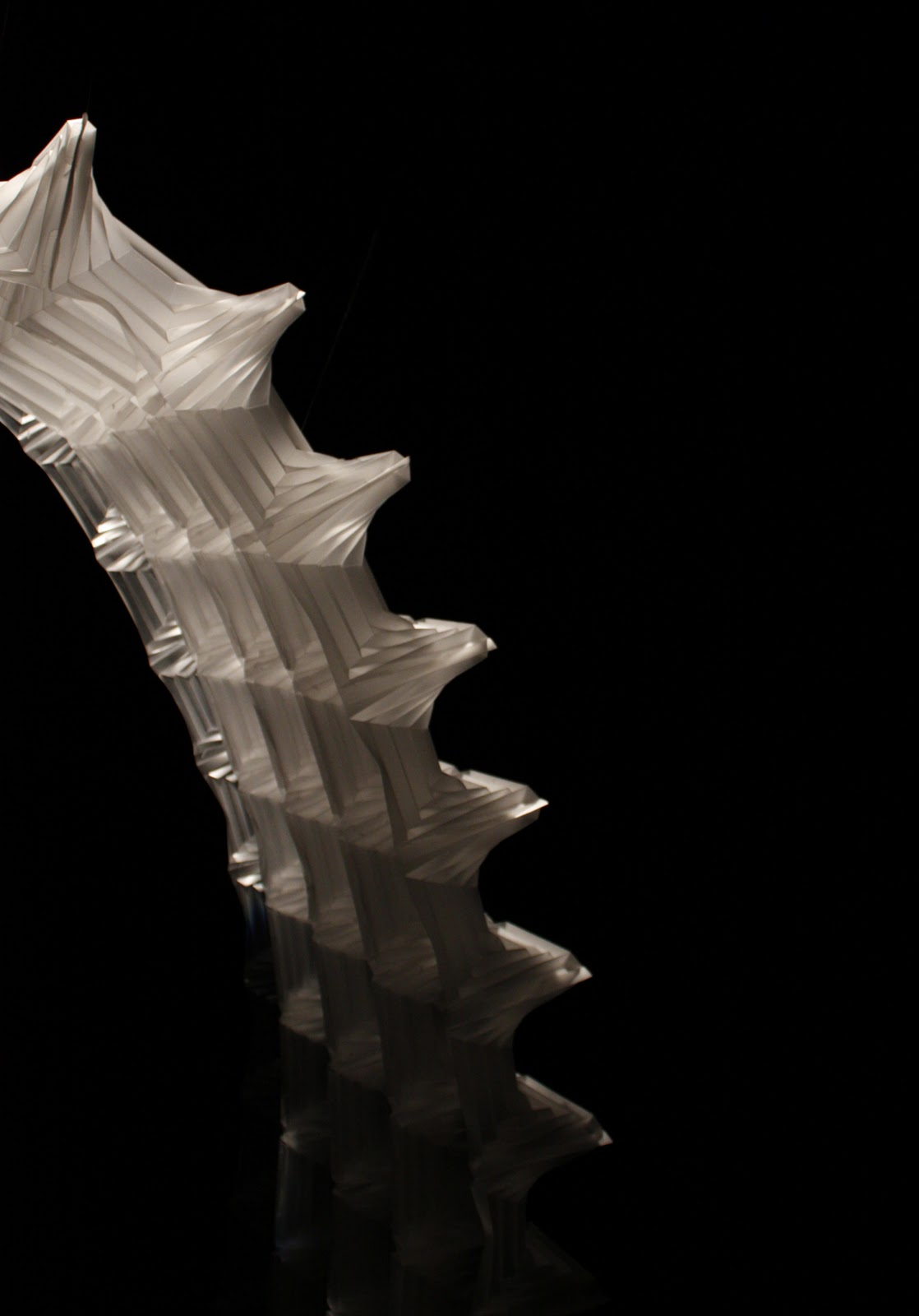 Digital Fabrication: Parallel Pleated Origami Arch - Mathew Schwartz