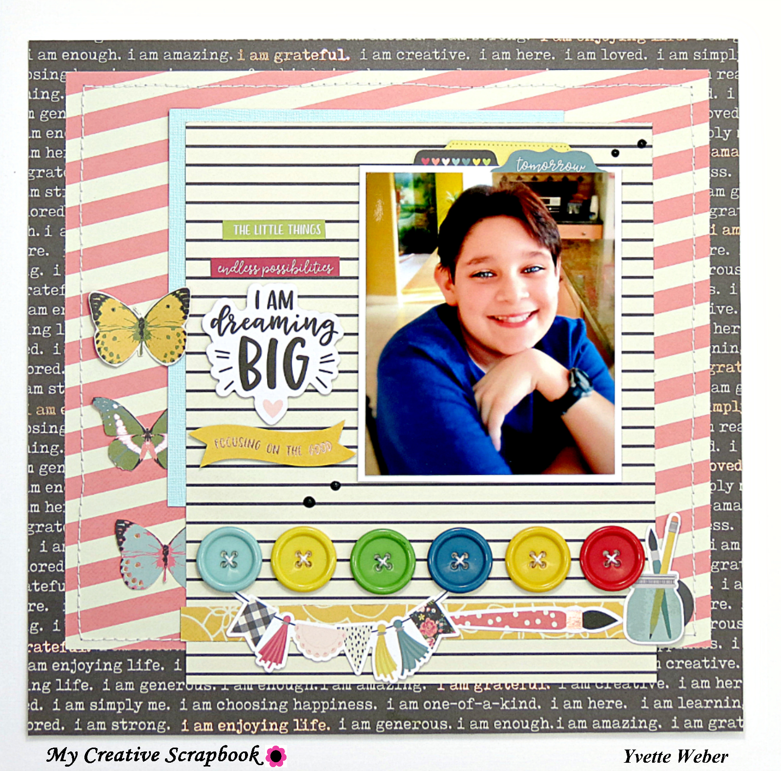 Scrapping With Yvette: I am Dreaming Big | My Creative Scrapbook