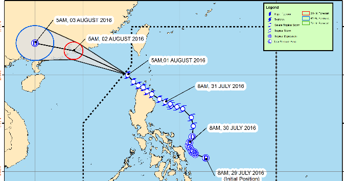 Gamiaw Bulletin: Gamiaw Weather: Update on Typhoon Carina