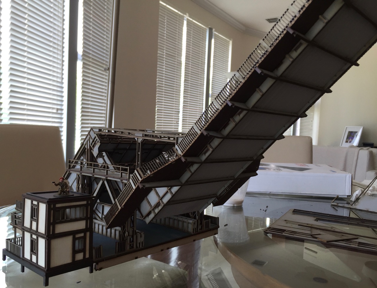 40k Hobby Blog: 4Ground 20mm Pegasus Bridge and Cafe For Bolt Action