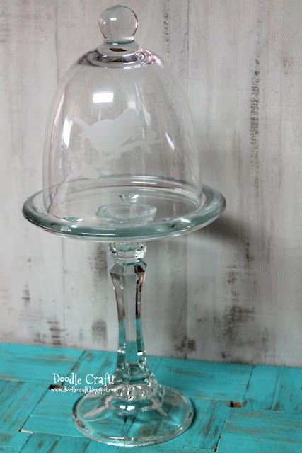 Glass Etched Cupcake Stand!