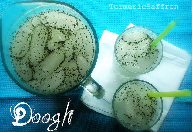 Turmeric & Saffron: Doogh - Persian Yogurt-Drink and Homemade Yogurt