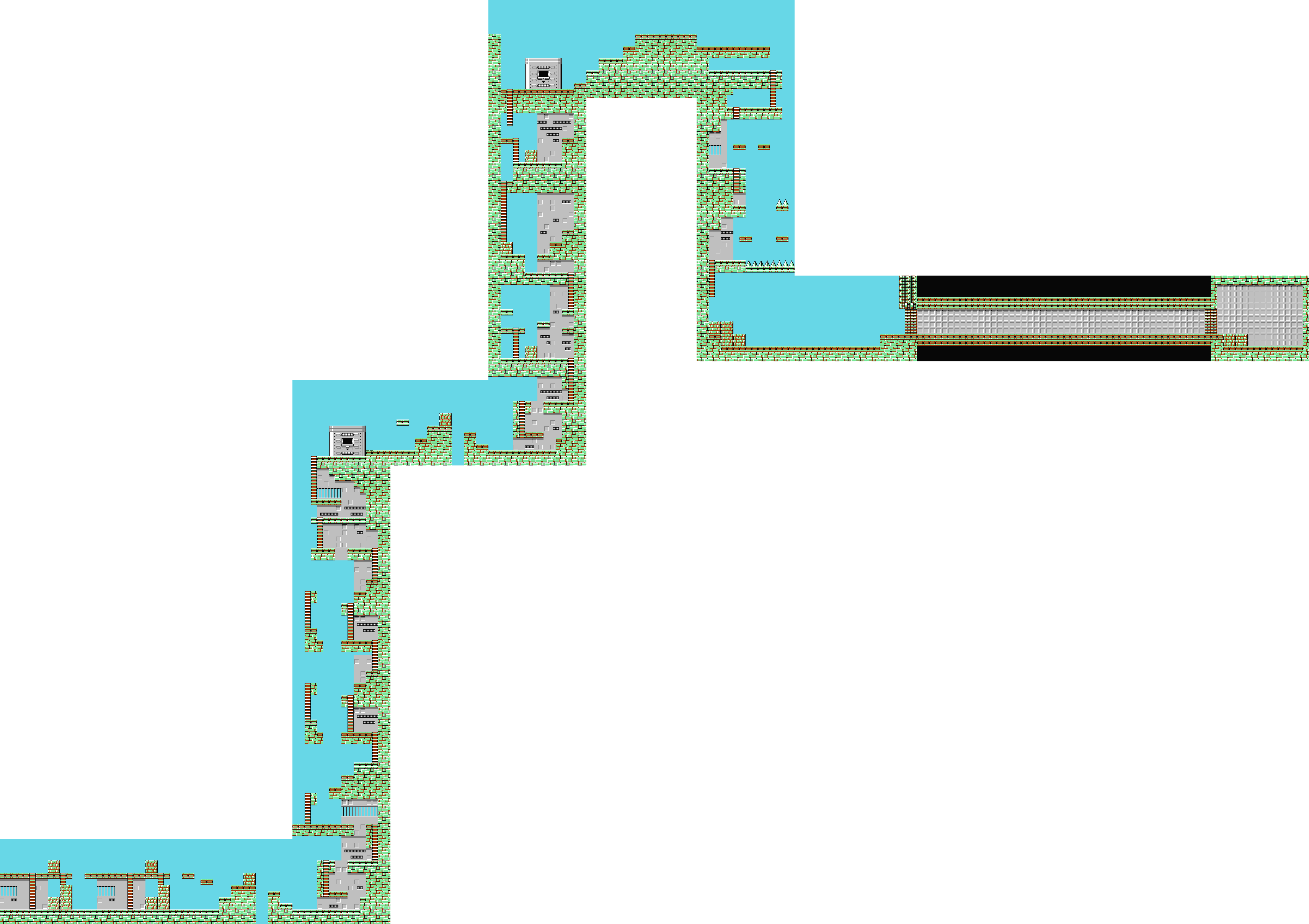 舞台地圖(Stage Map) 01.元祖系列(Classic) - RMMH洛克人回憶之館