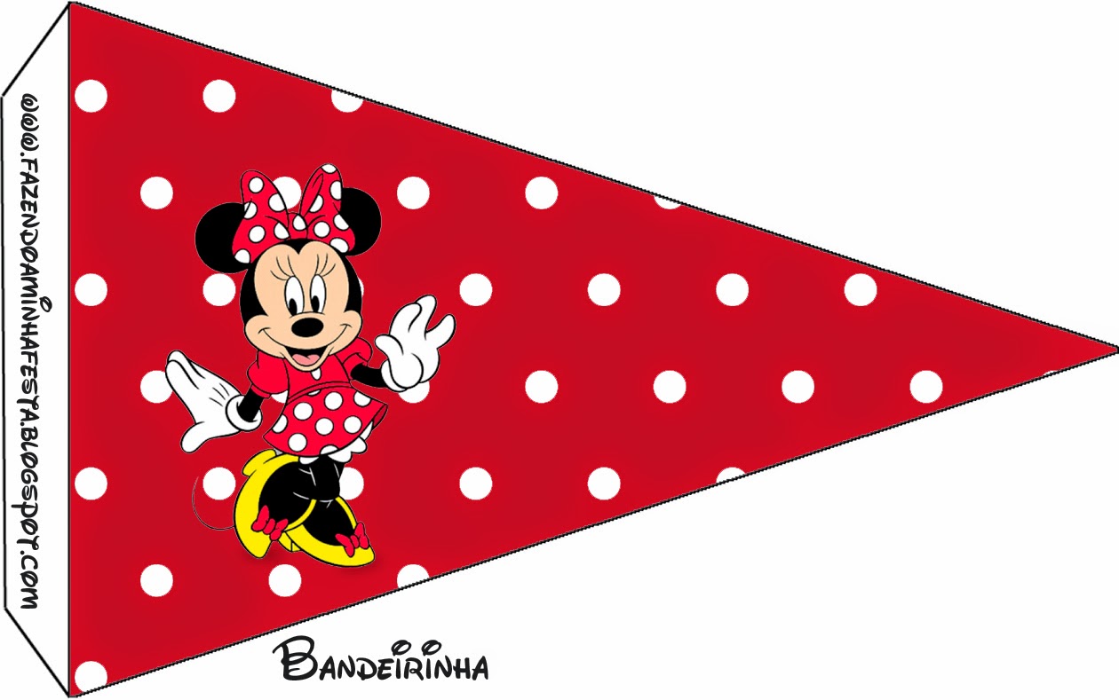 Minnie Red, Black, Yellow and Polka Dots: Free Party Printables. - Oh ...