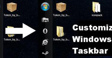 Customiza windows 7 taskbar in window 7 - TRICK-TIPS