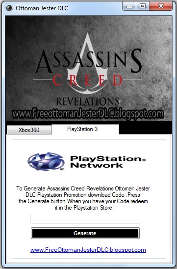 Assassins Creed Revelations Ottoman Jester DLC