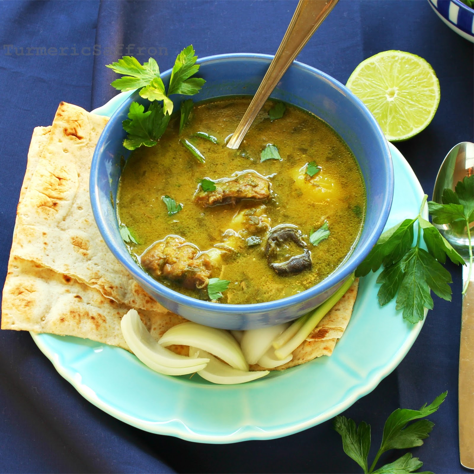 Turmeric & Saffron: Abgousht Bozbash - Persian Lamb Stew with Black ...