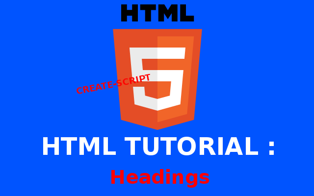 HTML : Headings - CREATE-SCRIPT - ANGGA BLC TELKOM