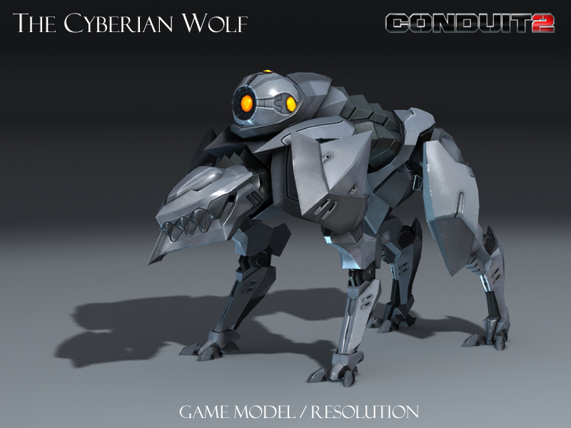 The Art of C.S.Thelen: The Cyberian Wolf