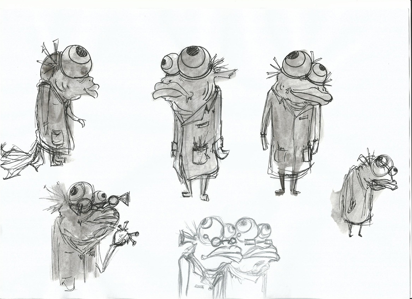 Lahaeye Ludivine : Chara design prof Monster & cie