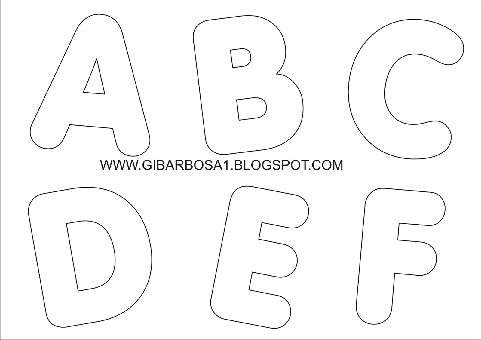 MOLDES ALFABETO E NUMEROS | KIDS CHAMADOS PARA O REINO