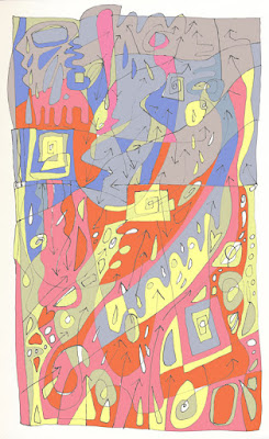 Whimsical Art International: ink drawing, digital color, abstract ...