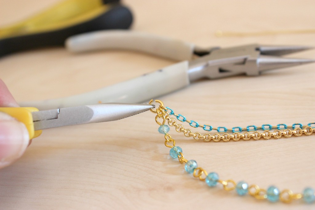 DIY Multi Strand Chain Bracelet!!! - Ef Zin Creations