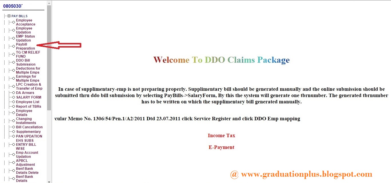 How to prepare DDO Request Employees Salary Bill in http://www.treasury ...