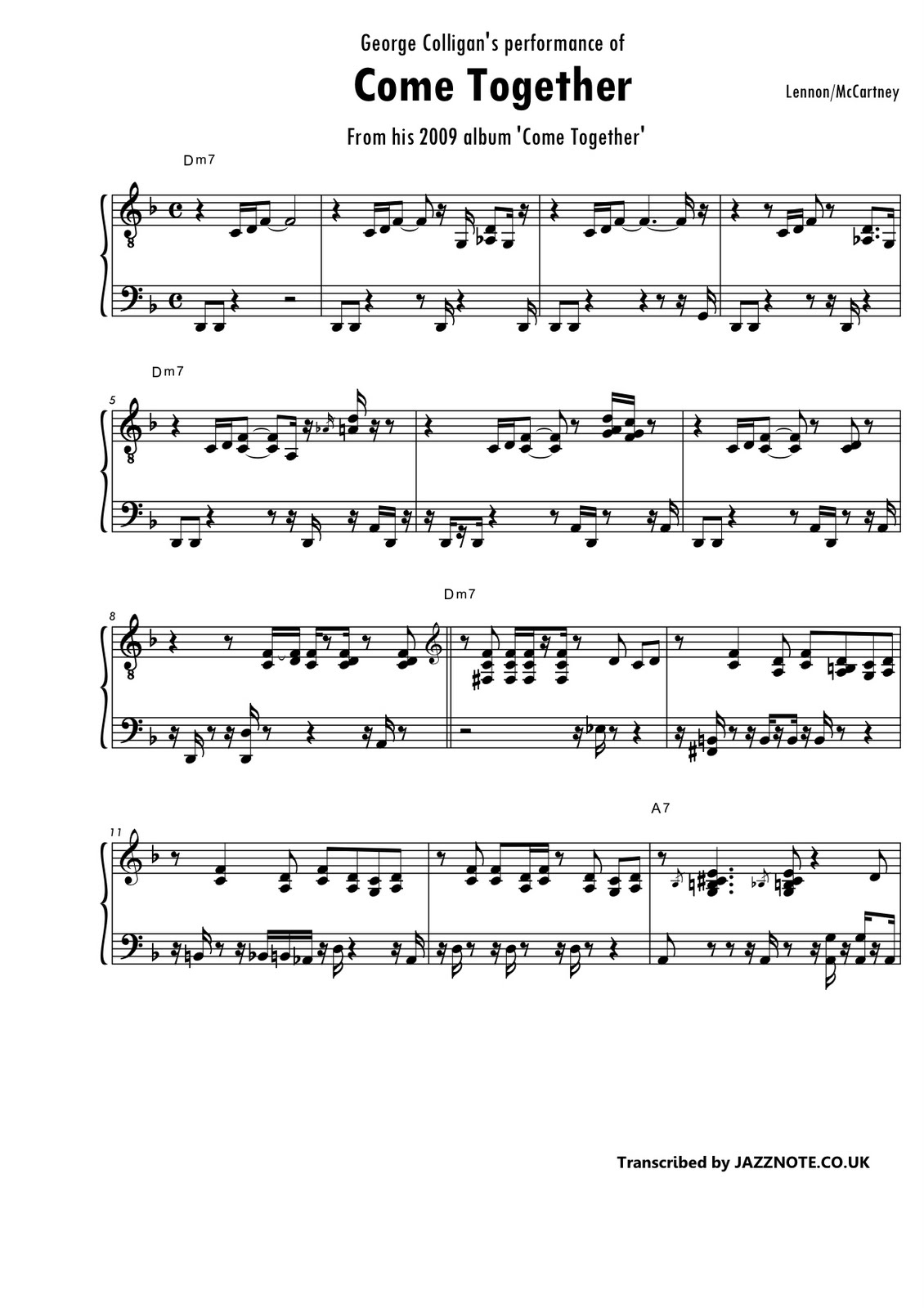 jazztruth: My Solo on Come Together