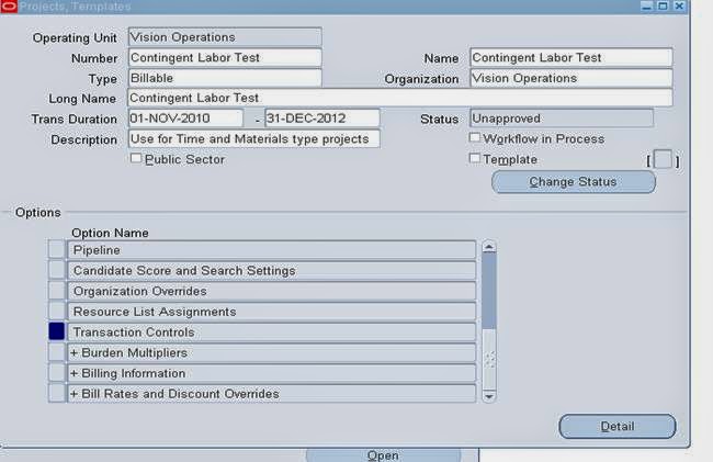Oracle Applications Oracle Contingent Worker Contractor Setups And Process