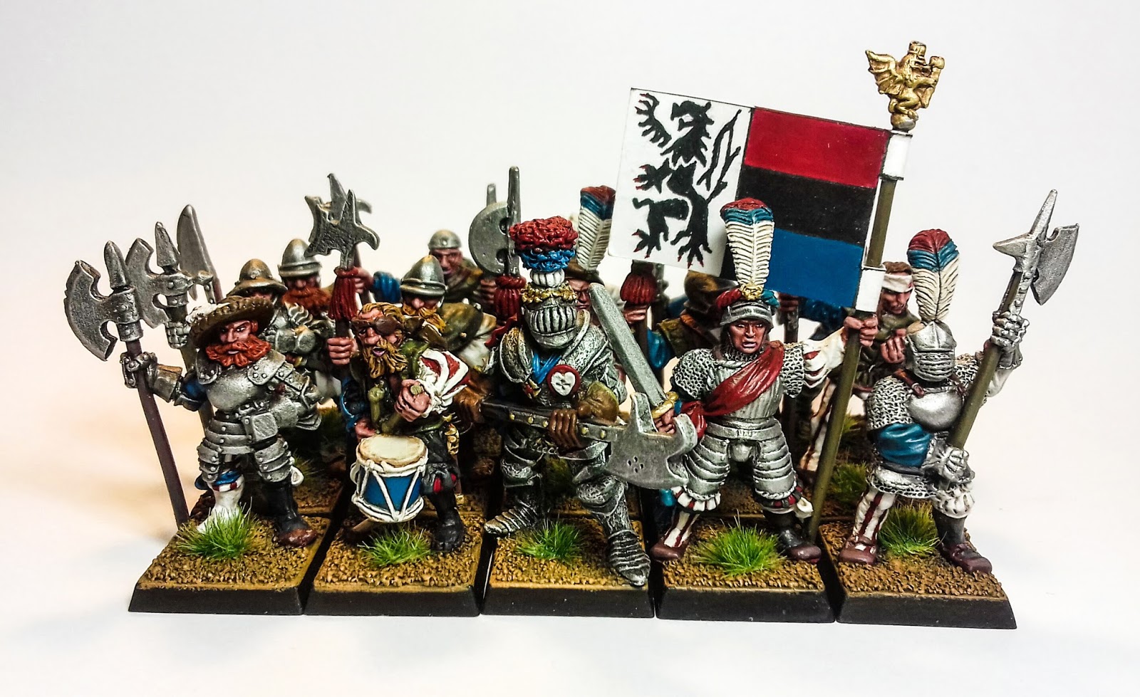 THE WORK OF SHAITAN: Warhammer Empire Border Princes Update - Halberdiers