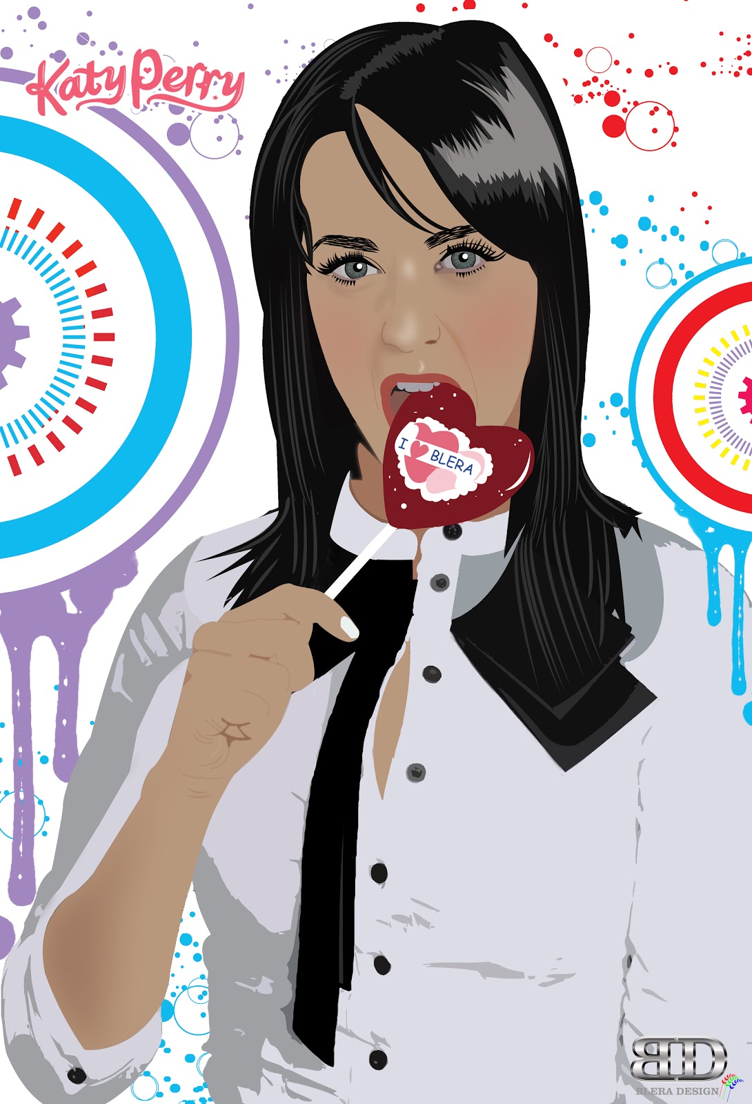 Cartoon Pictures of Katy Perry