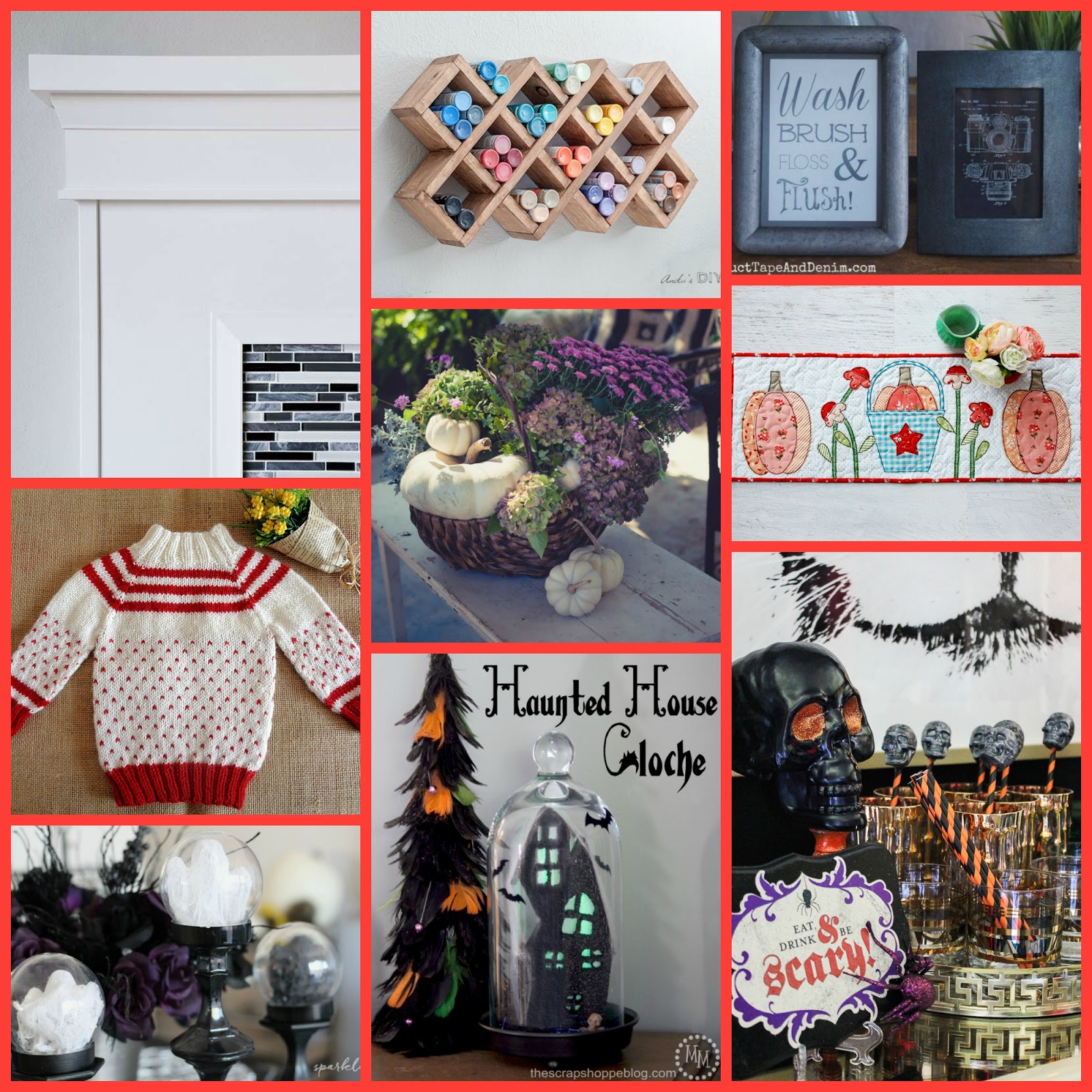 Crafty Moms Share: Joyful Stitching - a Crafty Weekends Review & Link Party