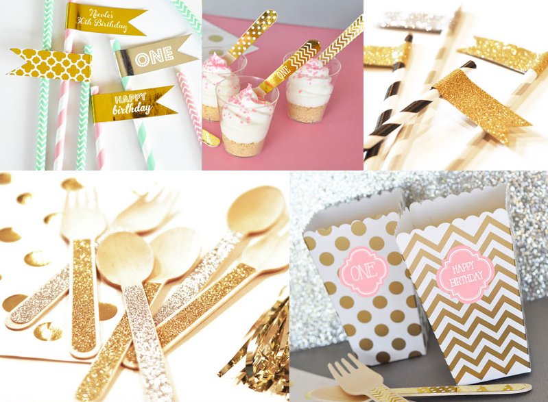 beloved special events: Spotlight: New Metallic Foil Party Favors & Decor