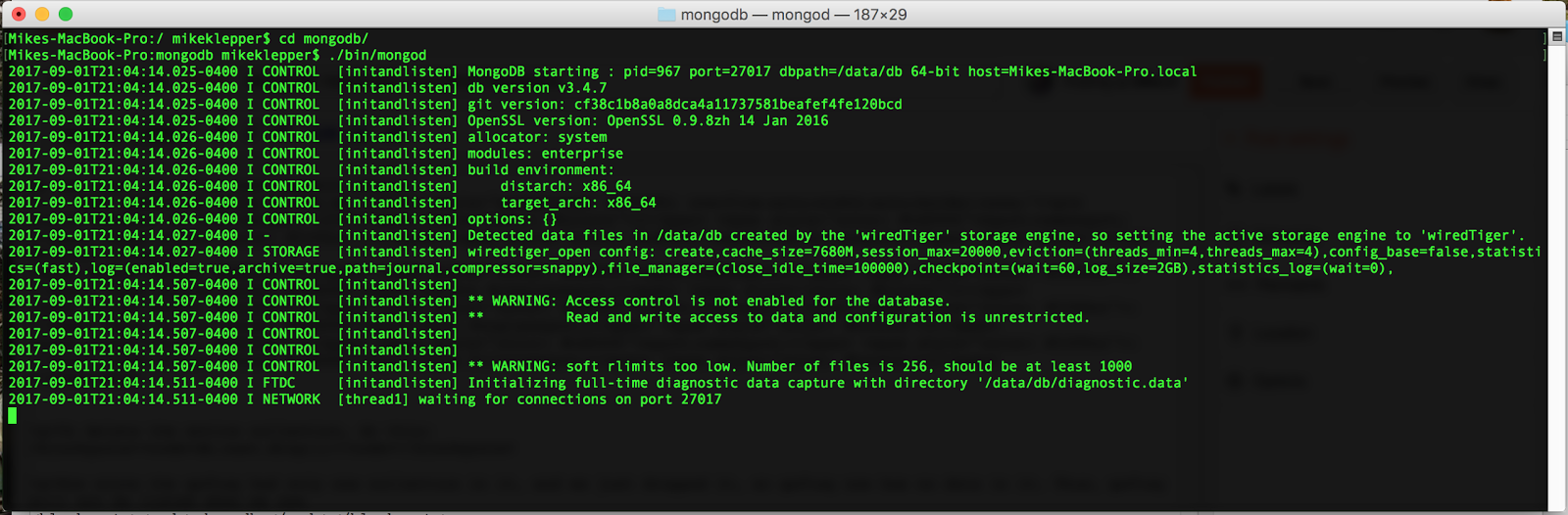 Patriot Geek: MongoDB: Introduction and CRUD Operations