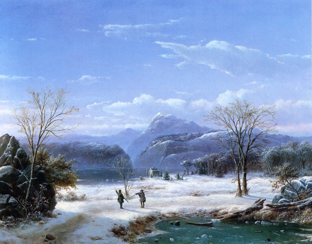 winter paintings from the 1800s | WINTER PAINTINGS of the week