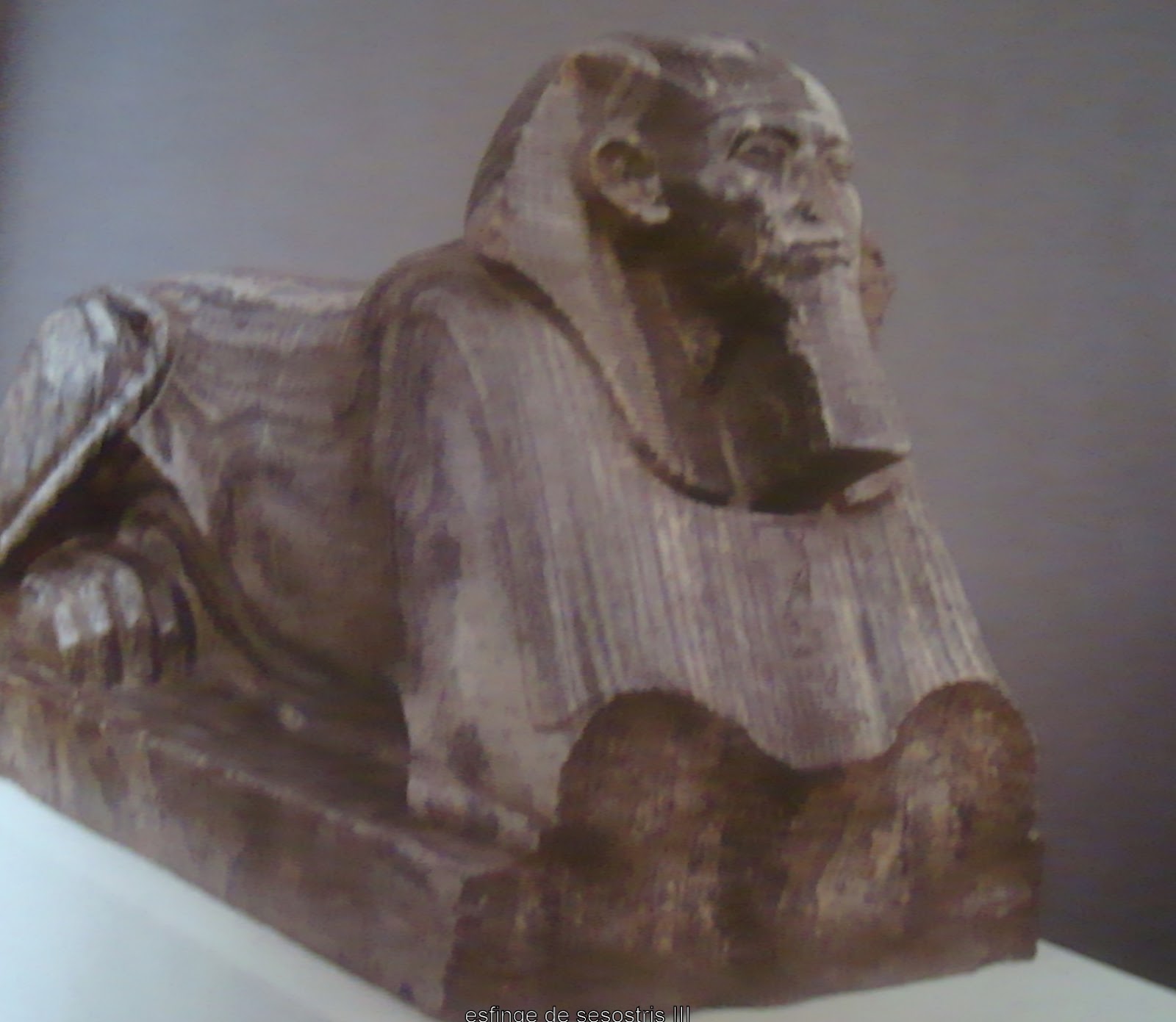 EL ARTE DE LA ANTIGÜEDAD: ESFINGE DE SESOSTRIS III REINO MEDIO XII DINASTIA
