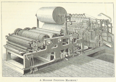 Orange Crate Art: “A Modern Printing Machine.”