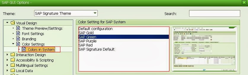 SAP Tips and Tricks: How to change Window Color of SAP GUI 730