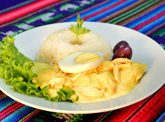 Receta: Aji de Pollo con Chocho