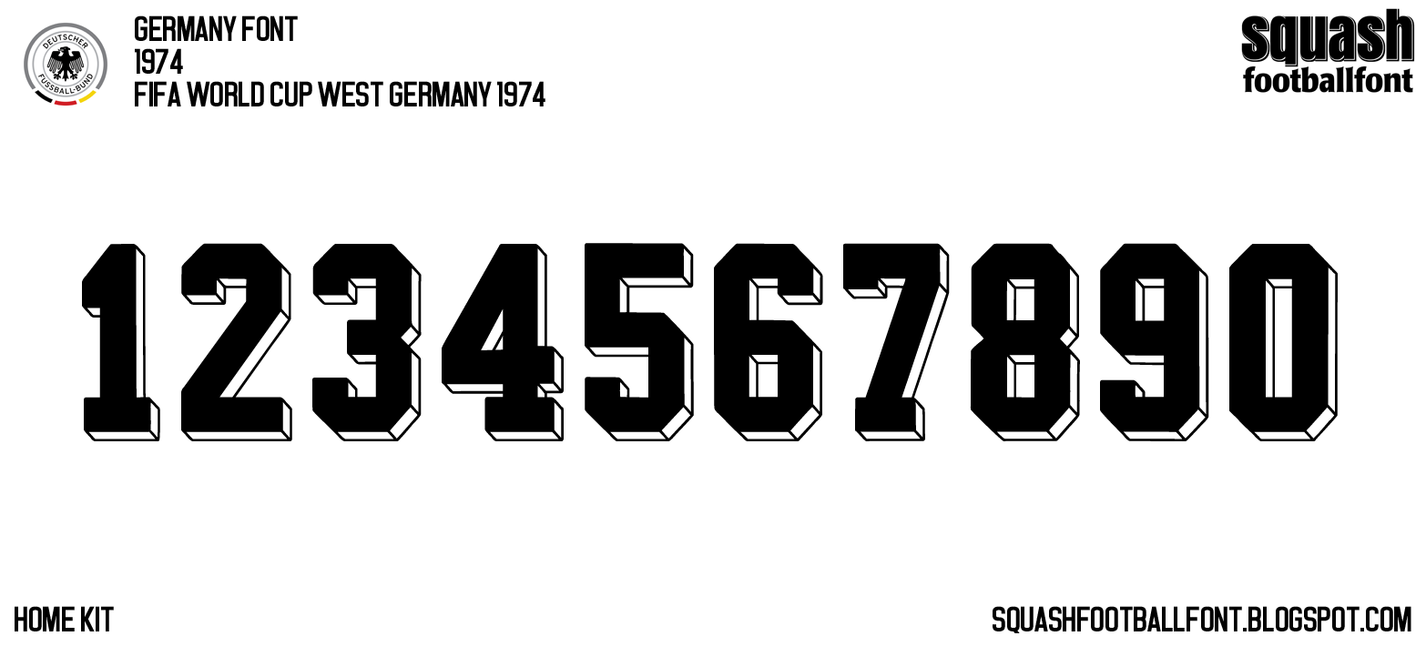 SFF: Germany World Cup 1974 Font