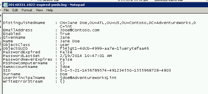 Bitester: Active Directory Password Expiration Reminder Emails