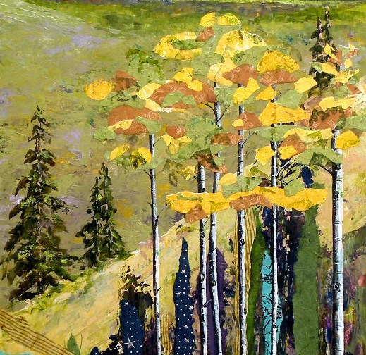 ART FOR LIFE: "GORE RANGE LAYERS" ORIGINAL MIXED MEDIA PAINTING OF THE ...