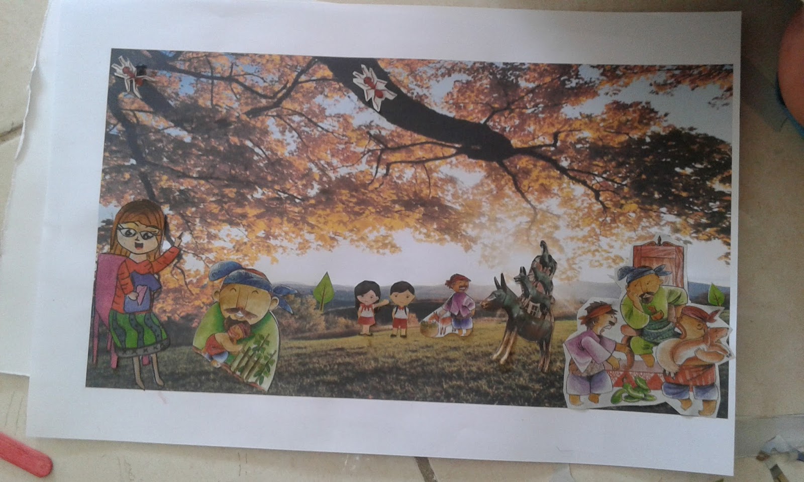 Seni Rupa untuk Anak Usia Dini: Hasil Karya Kolase dan Montase