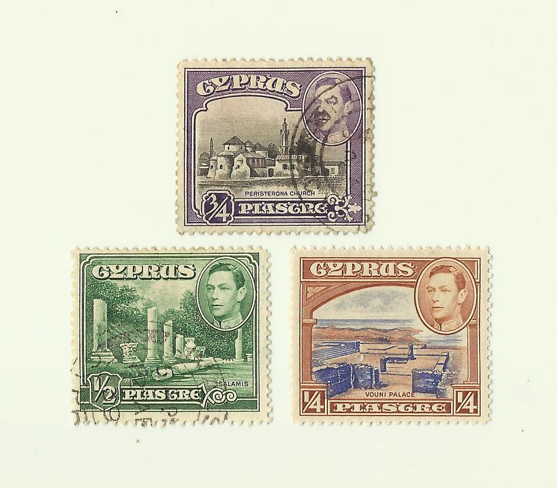 mizan matawang dan setem: Old Stamps Of British Cyprus ( Mediterranean ...