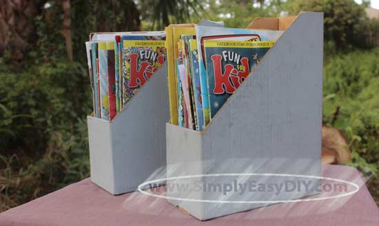Simply Easy DIY: DIY Rustic Magazine Holder