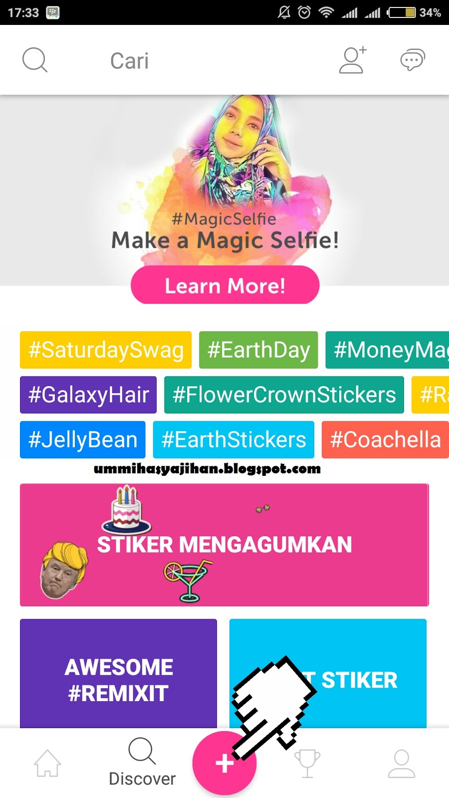 [online shop] membuat file image watermark di picsart - little journey
