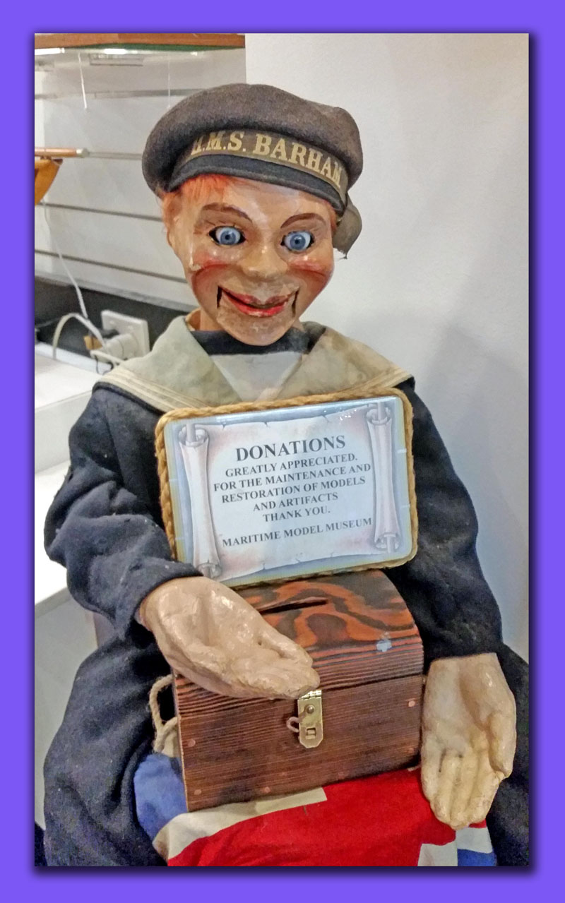 Maritime Model Museum: A SAILORS VENTRILOQUIST DUMMY FROM HMS BARHAM