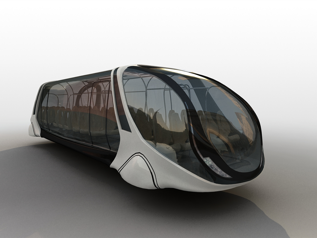 My art works: Futuristic bus