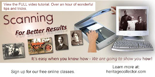Heritage Collector Storybook: Tips on Scanning and Writing a Family History