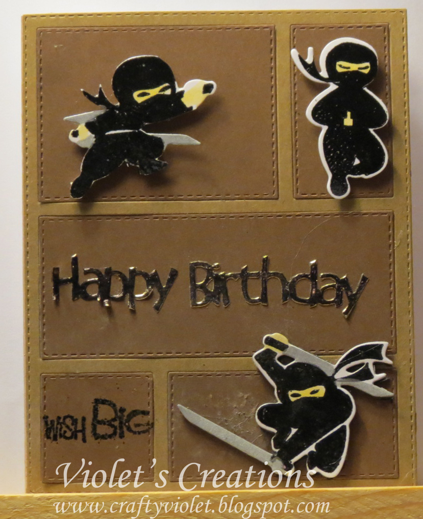 Crafty Violet's Chaos: Another Ninja Card